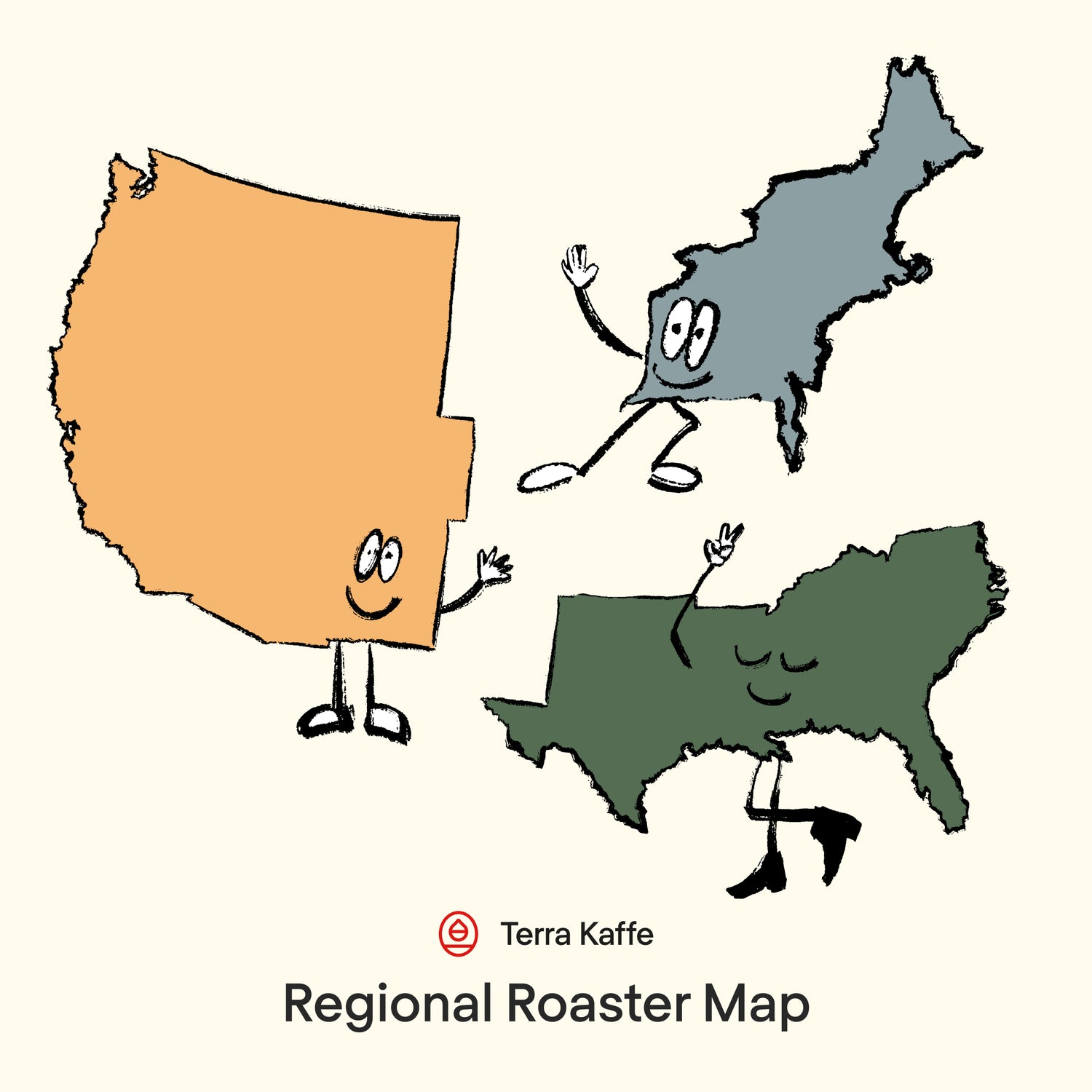 Our Roaster Map: Turning Regional Coffees into Local Favorites – Terra ...